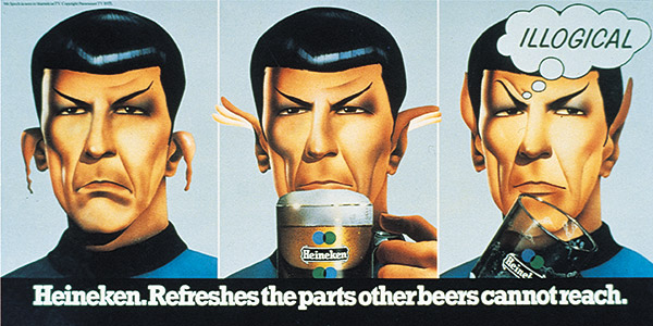 Fifty Years Of The Infamous Spock Beer Ad – dtm666